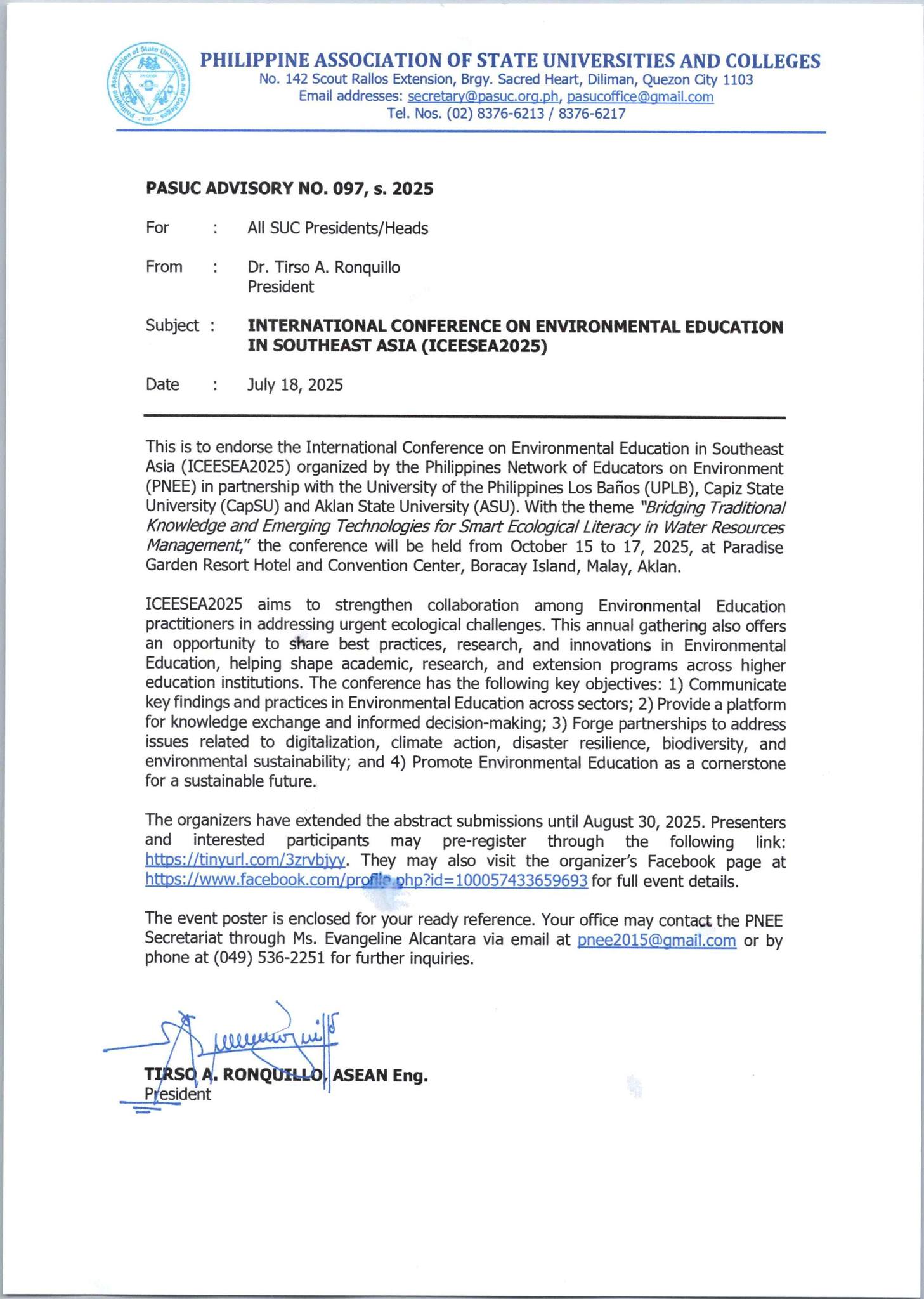 News – PHILIPPINE NETWORK OF EDUCATORS ON ENVIRONMENT (PNEE), INC.